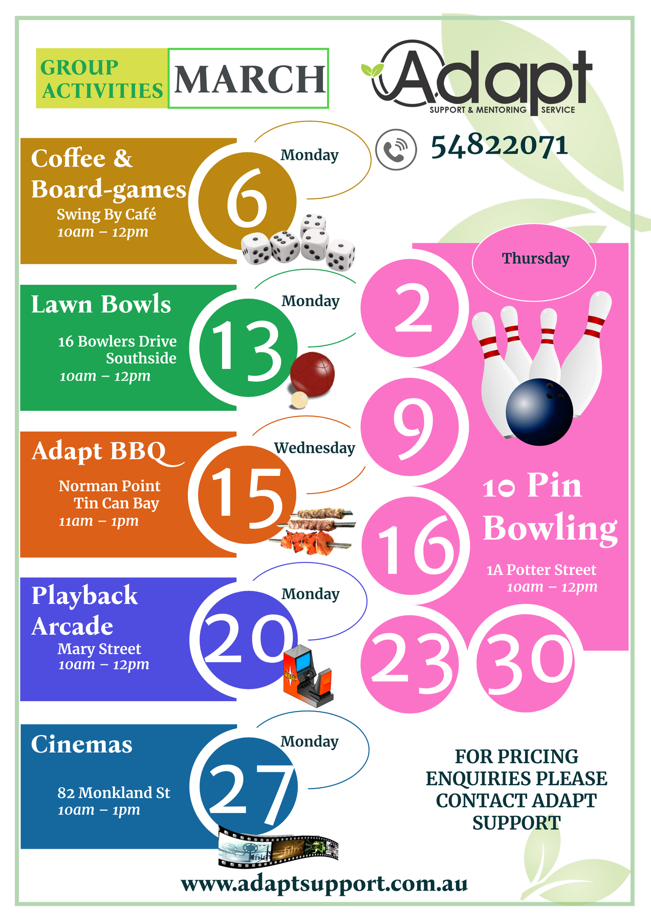 Group Activities 2023 | Adapt SUPPORT