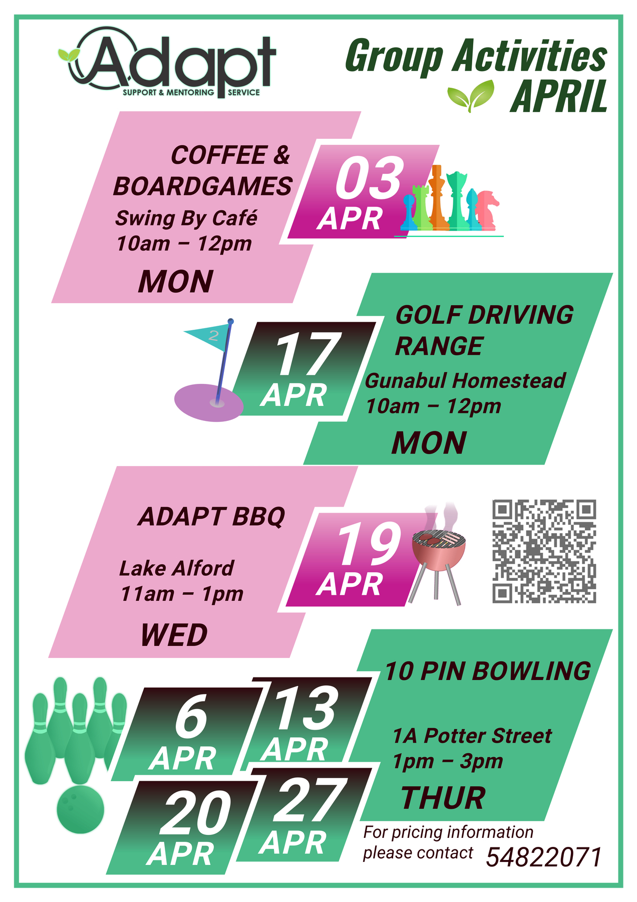 Group Activities 2023 | Adapt SUPPORT